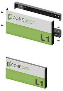 Modular Sign System - Technical Information - eCORE Signage Systems